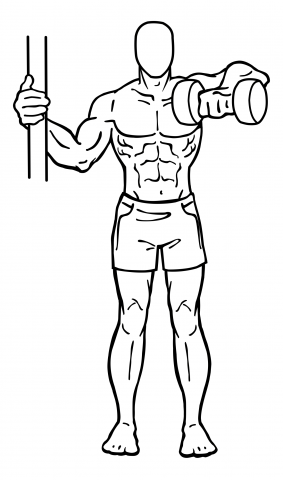 One Arm Upright Row - Ceaseless Fitness